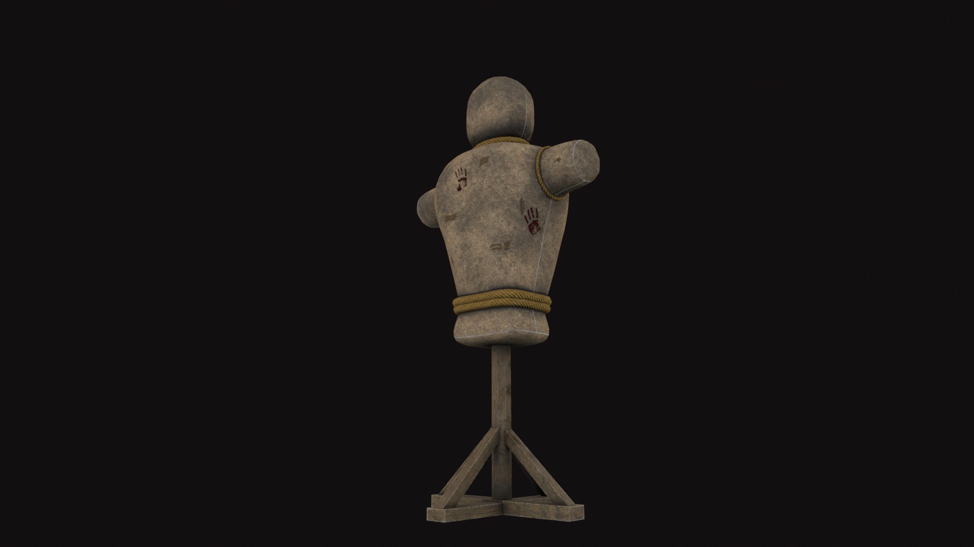 3D Medieval Training Dummy - TurboSquid 2318740