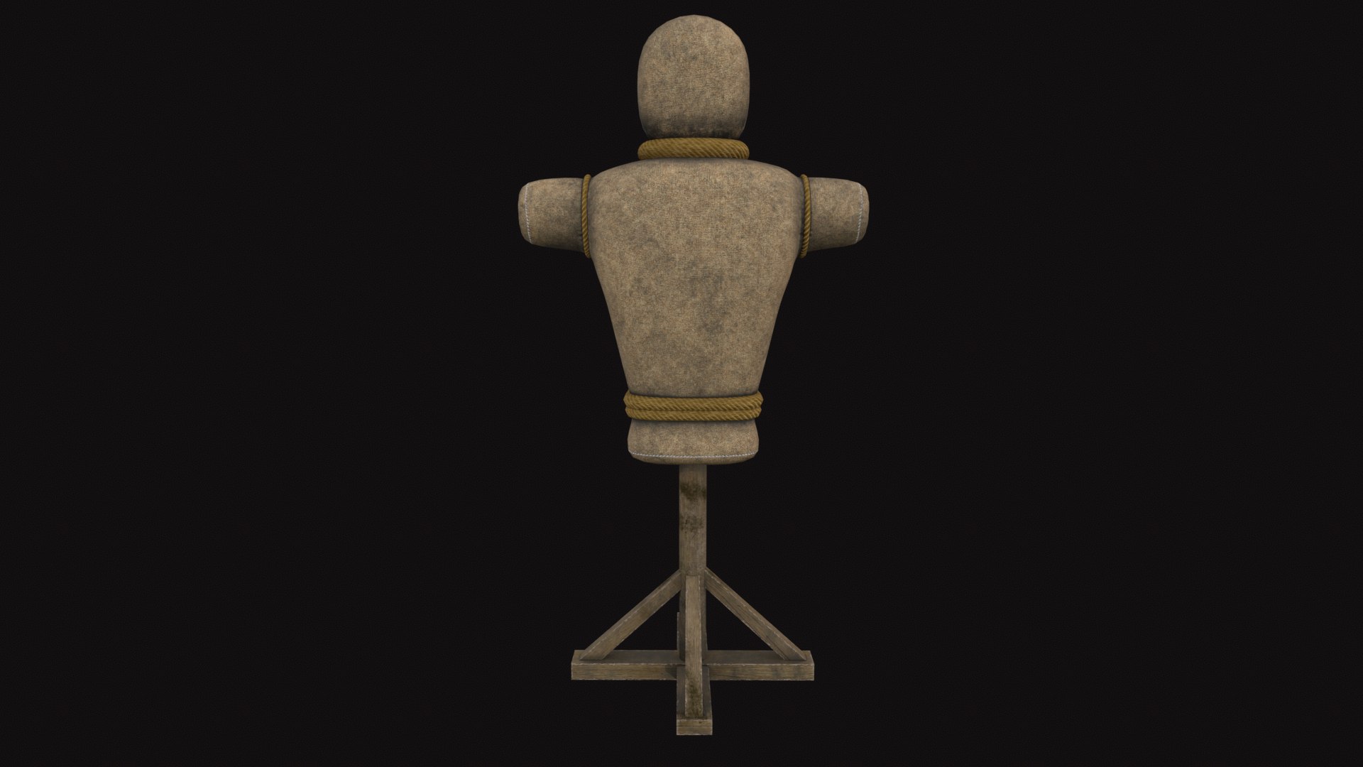 3D Medieval Training Dummy - TurboSquid 2318740