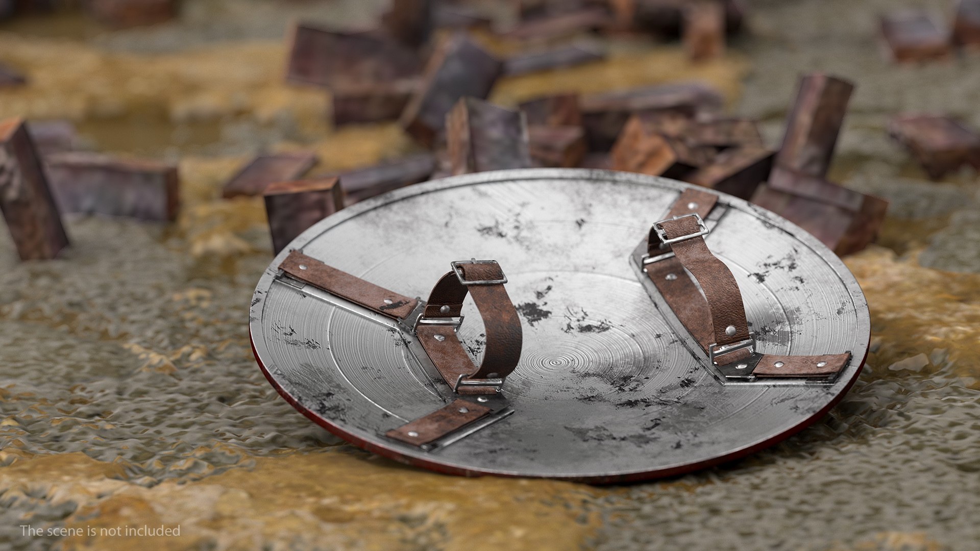 Captain America Damaged Shield 3D - TurboSquid 1452134