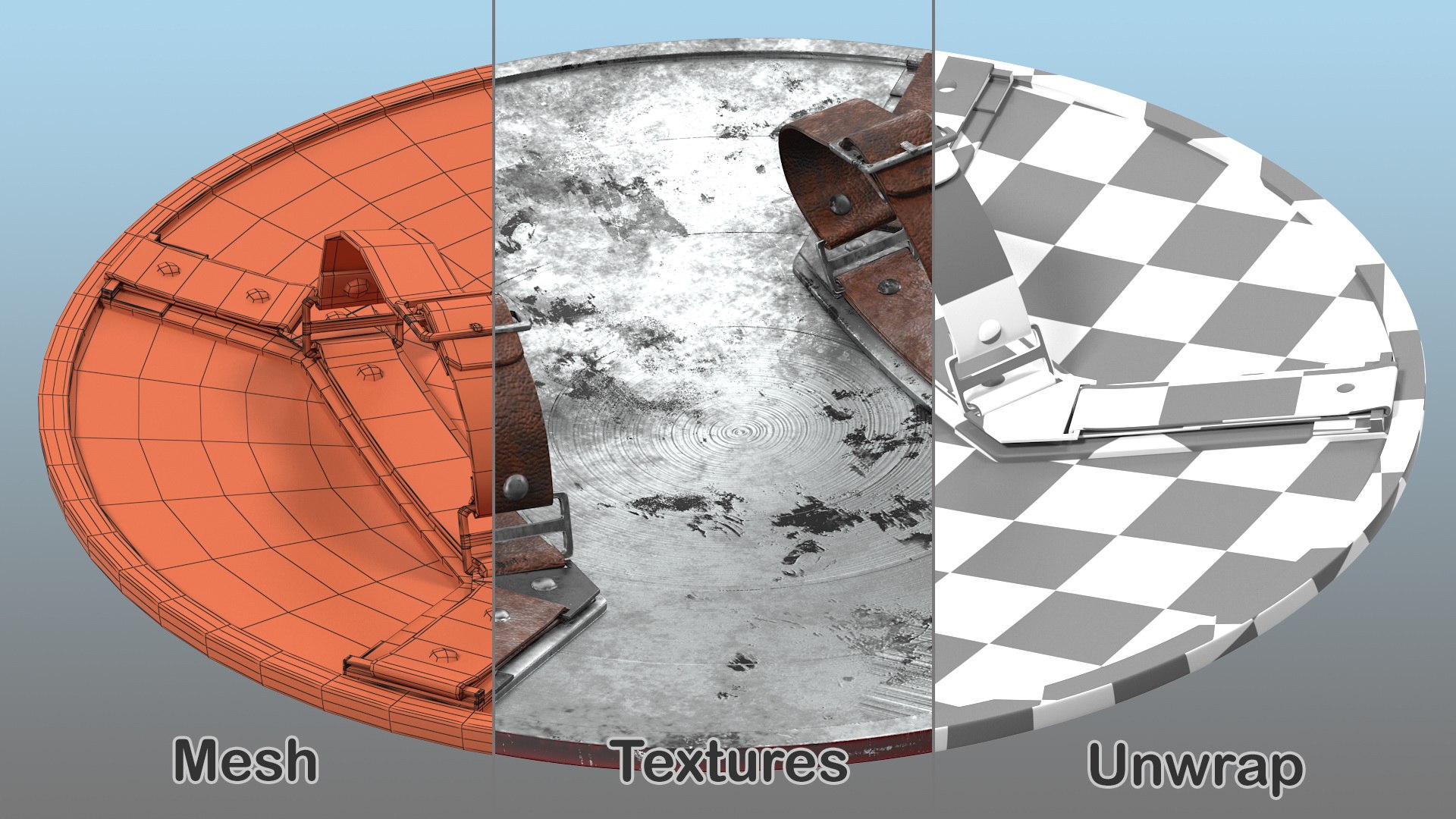 Captain America Damaged Shield 3D - TurboSquid 1452134