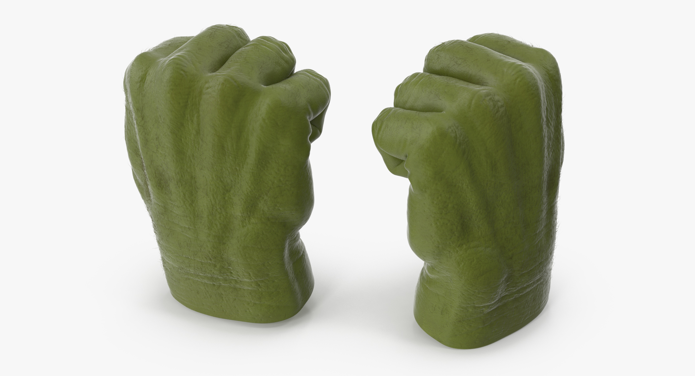 3d model of hulk hands