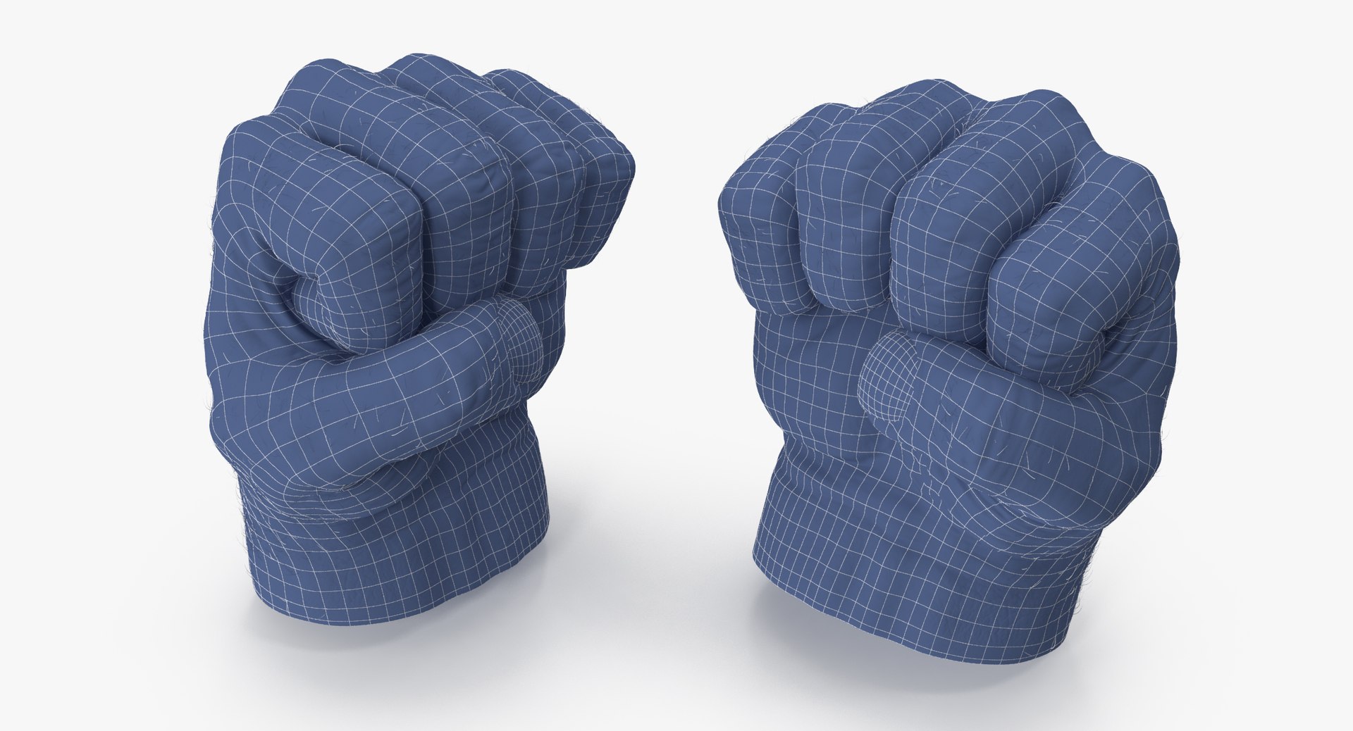3d Model Of Hulk Hands