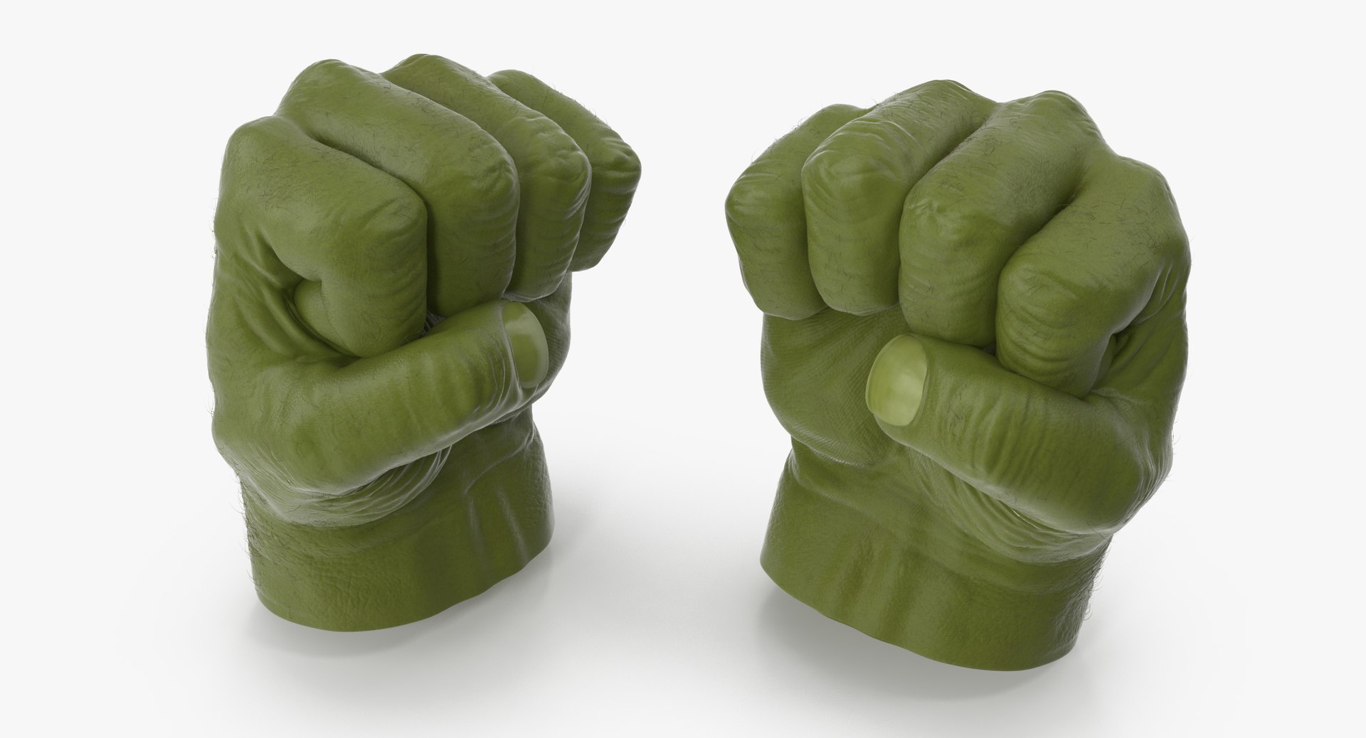 3d Model Of Hulk Hands