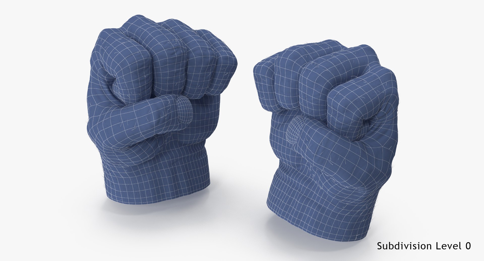 3d Model Of Hulk Hands