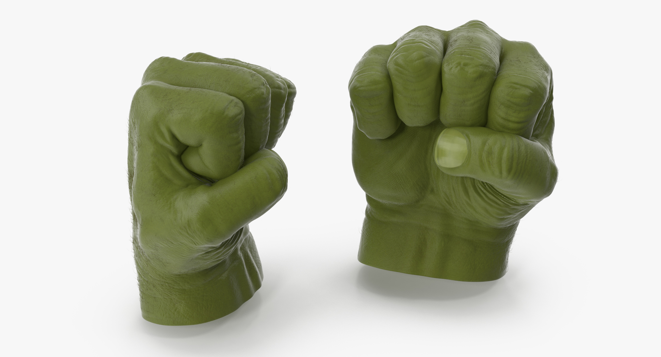 3d model of hulk hands