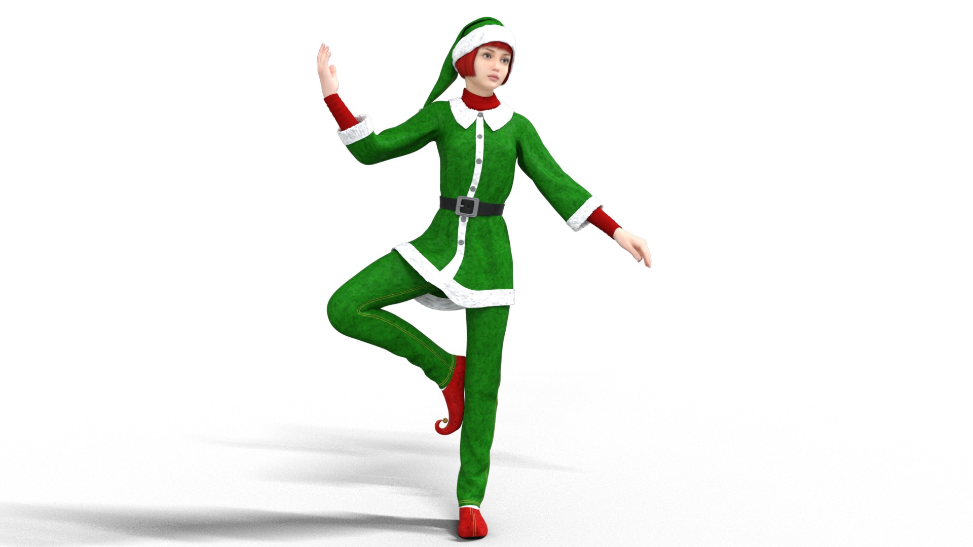 Elf Christmas 3D Model - TurboSquid 2316919