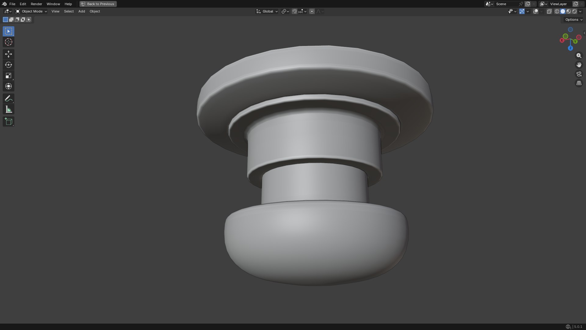 Push Button PBR 3D - TurboSquid 2515476