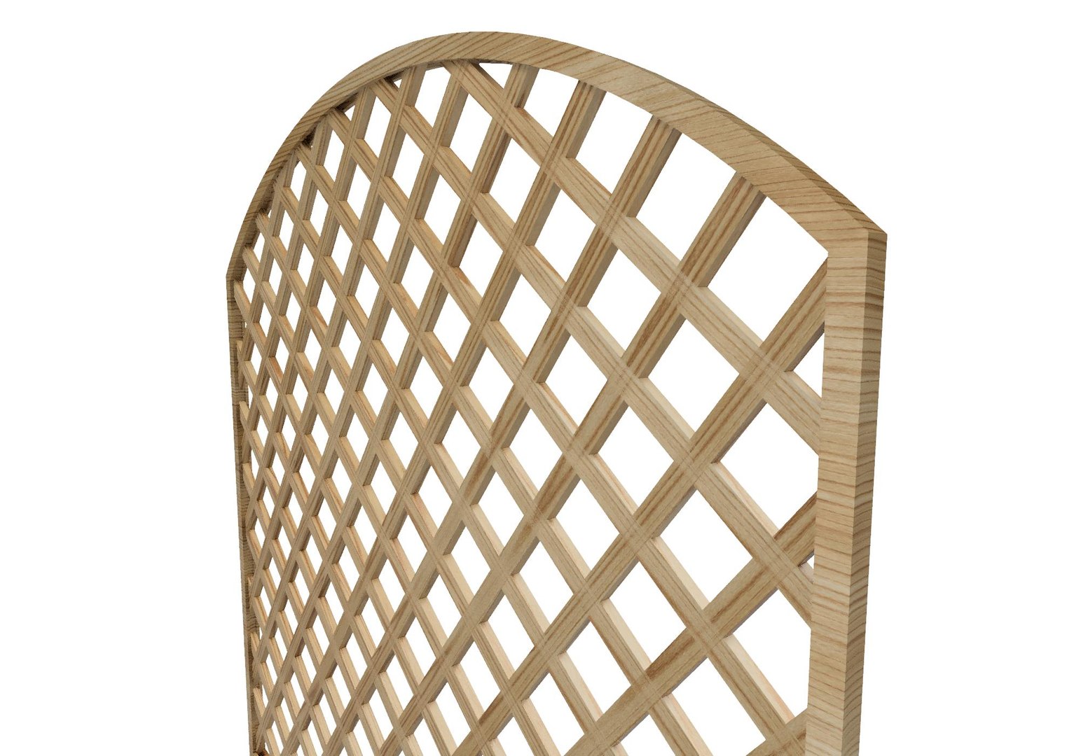 3D Wooden panel trellis arc - TurboSquid 1967487