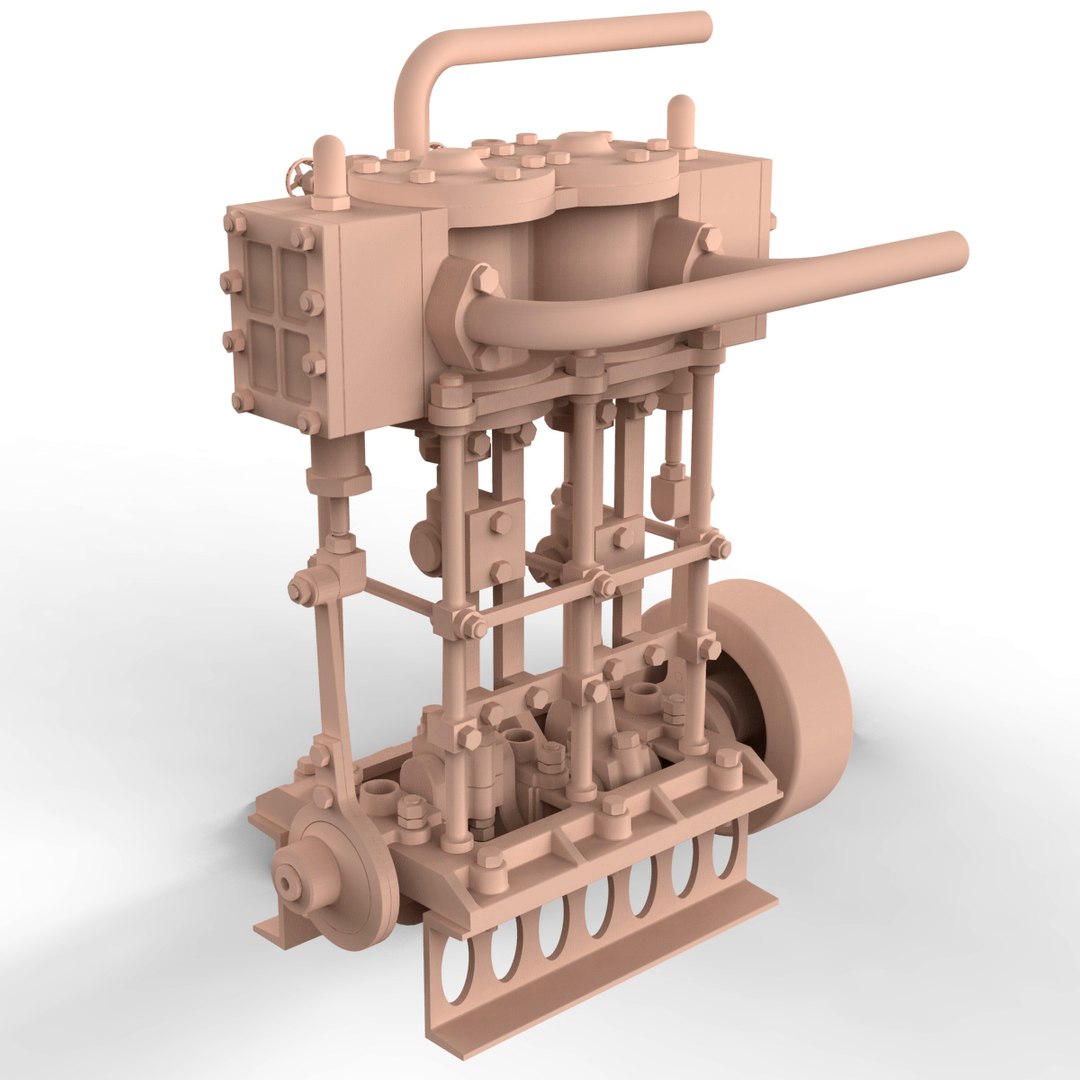 Navy Style Launch Engine 3d Obj