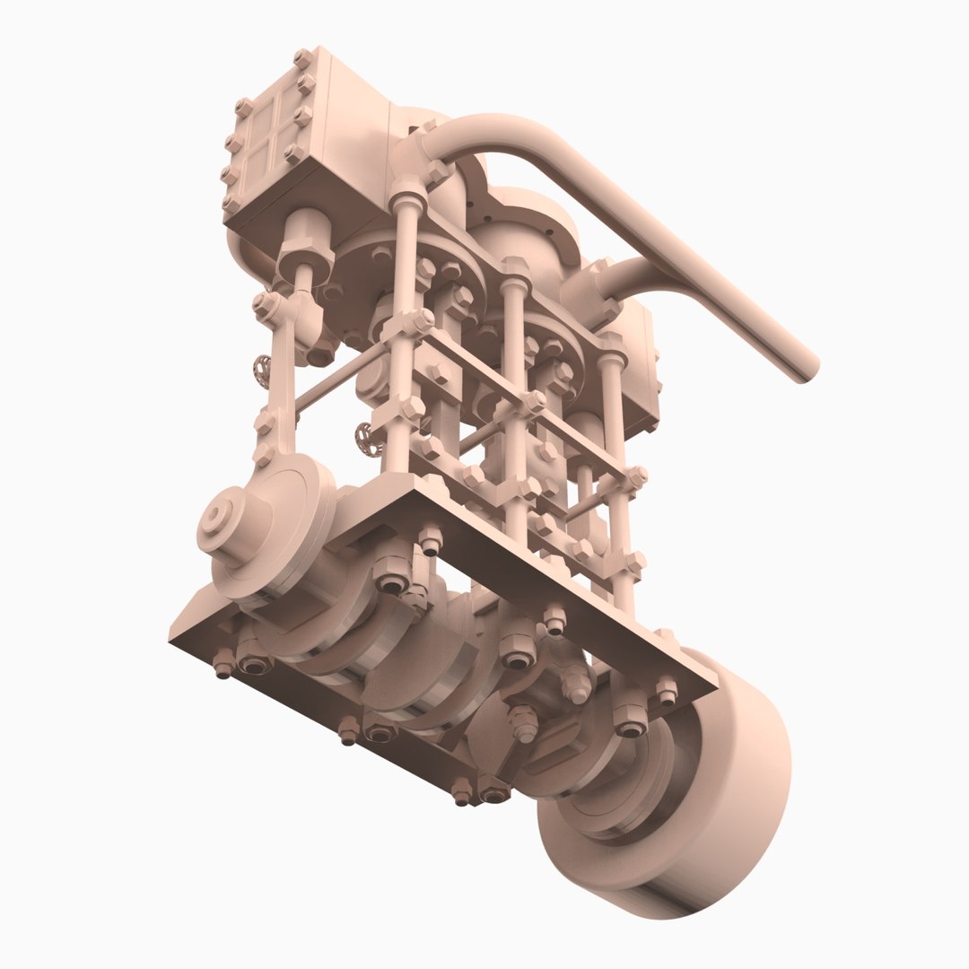 Navy Style Launch Engine 3d Obj