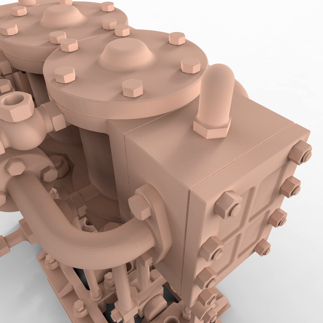 Navy Style Launch Engine 3d Obj