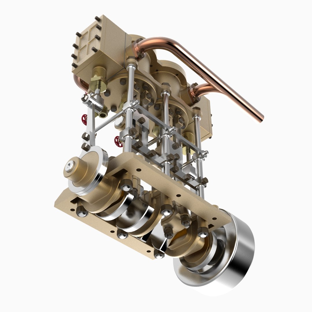 Navy Style Launch Engine 3d Obj