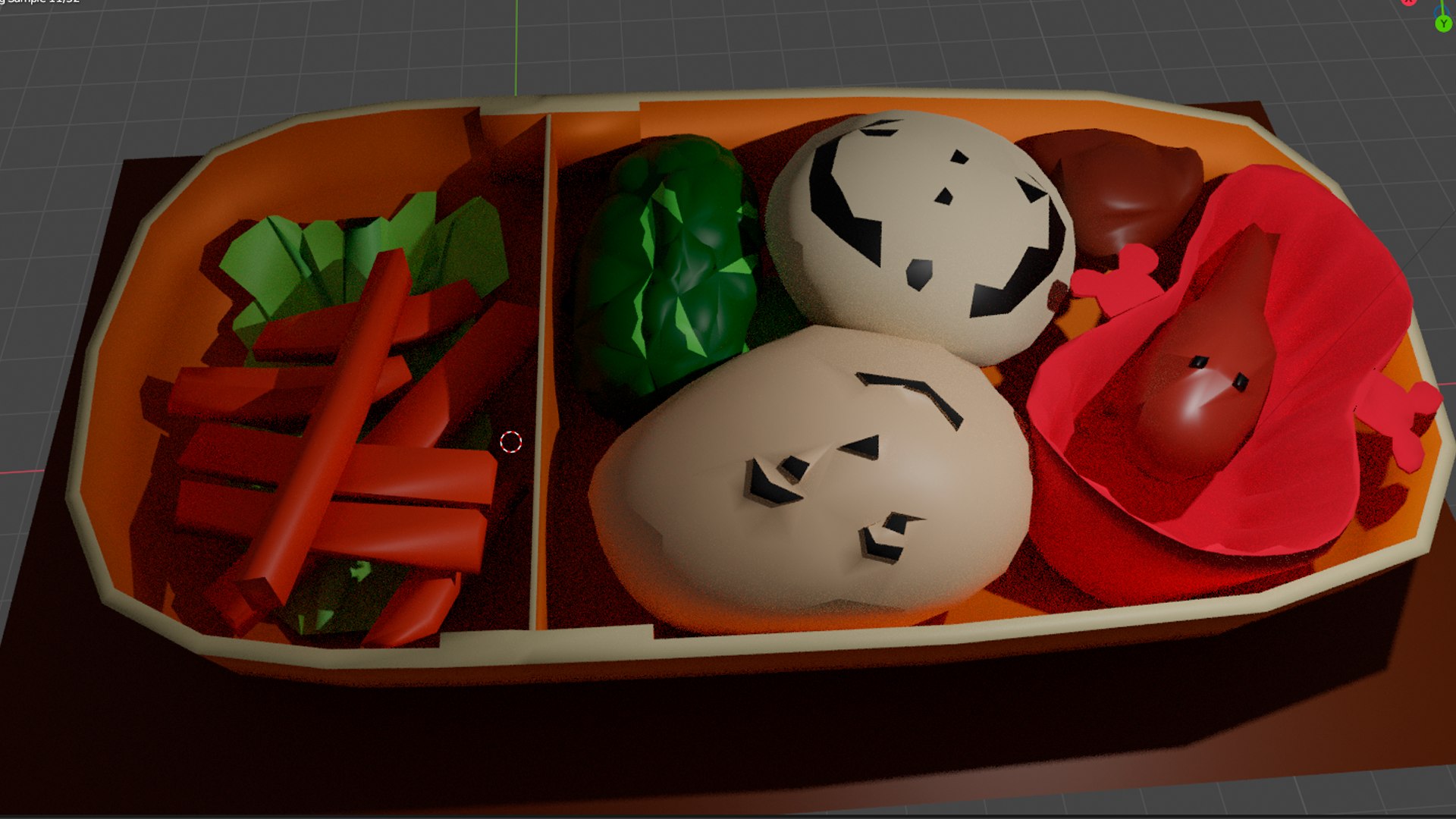 3D Bento Japanese - TurboSquid 1902839