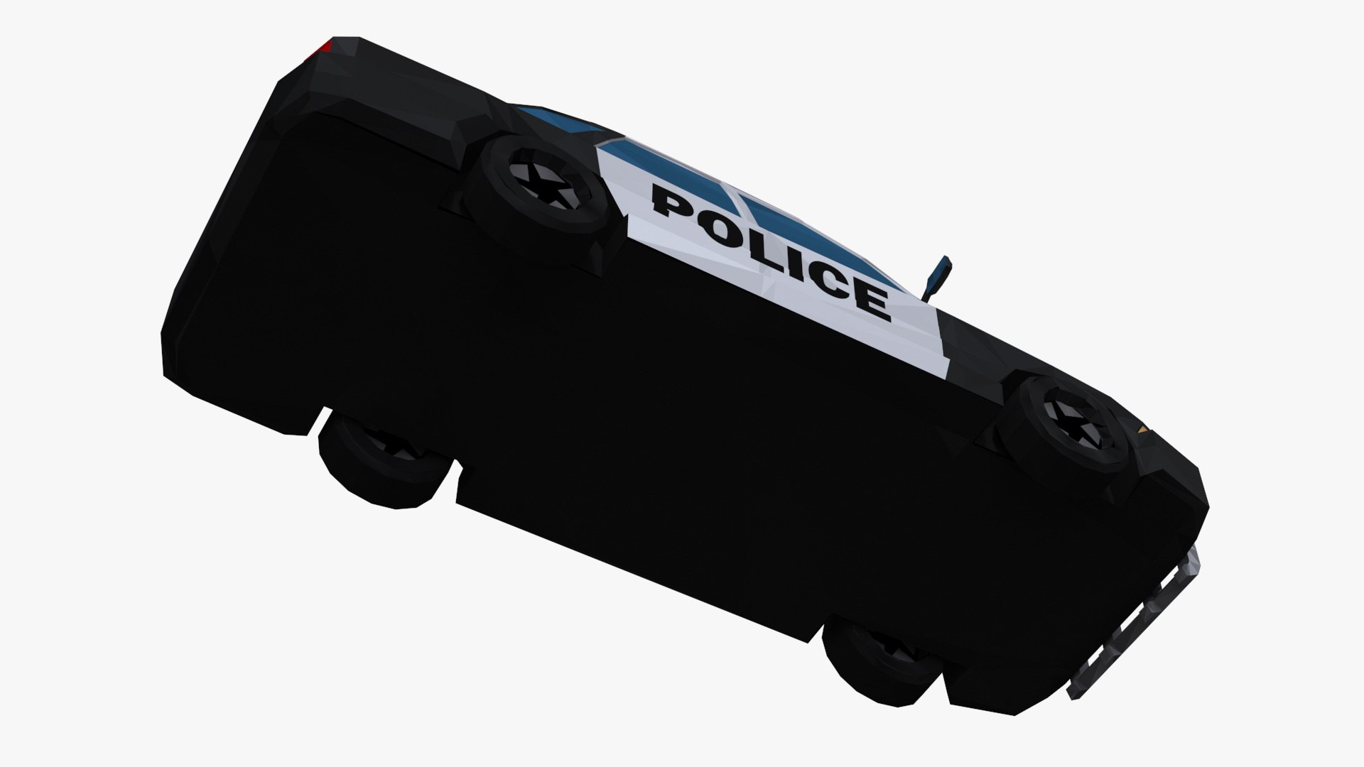 3D Low Poly Stylized Model Police Car - TurboSquid 2274214