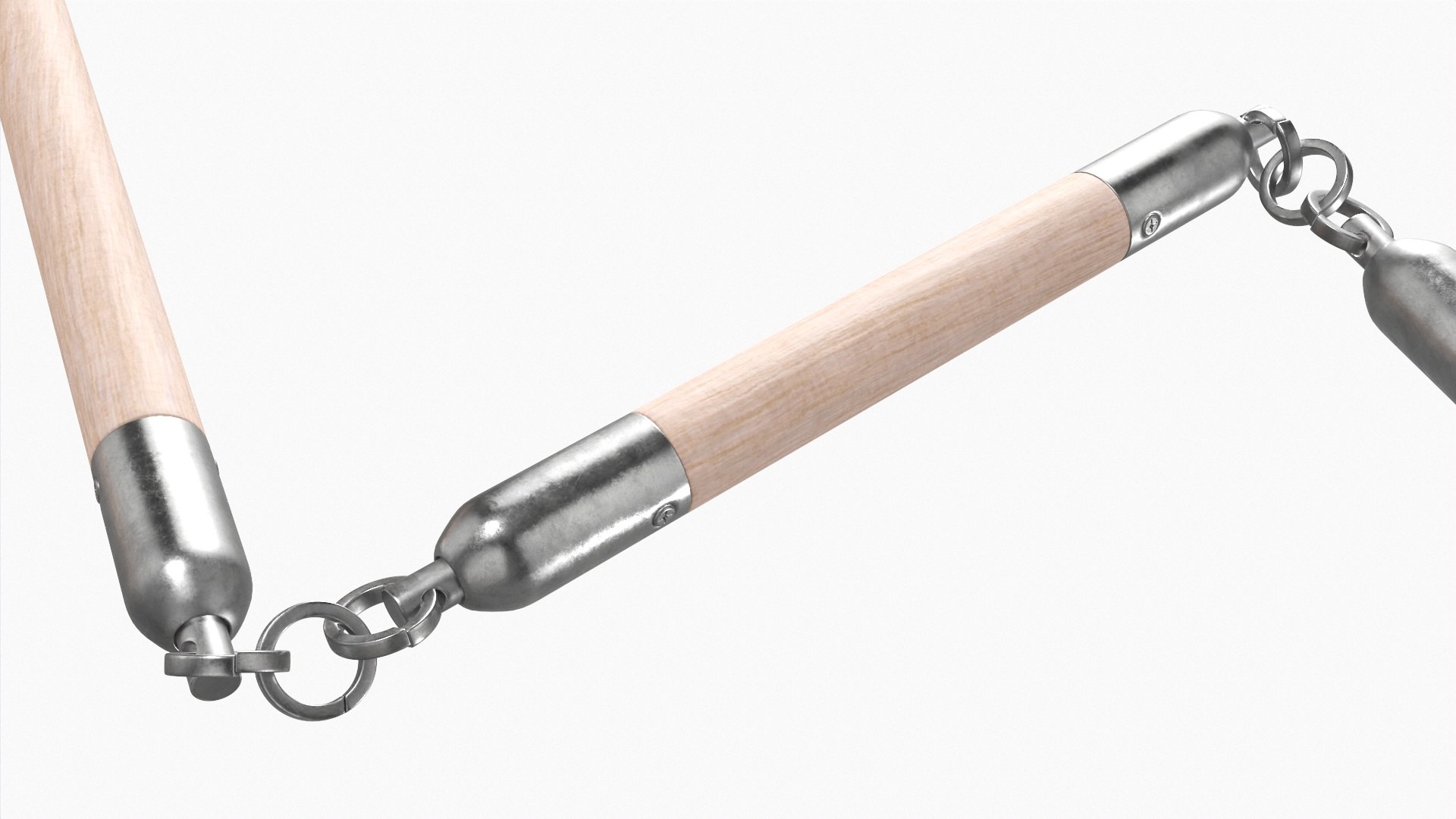 3D Flail three sectional short model - TurboSquid 1856748