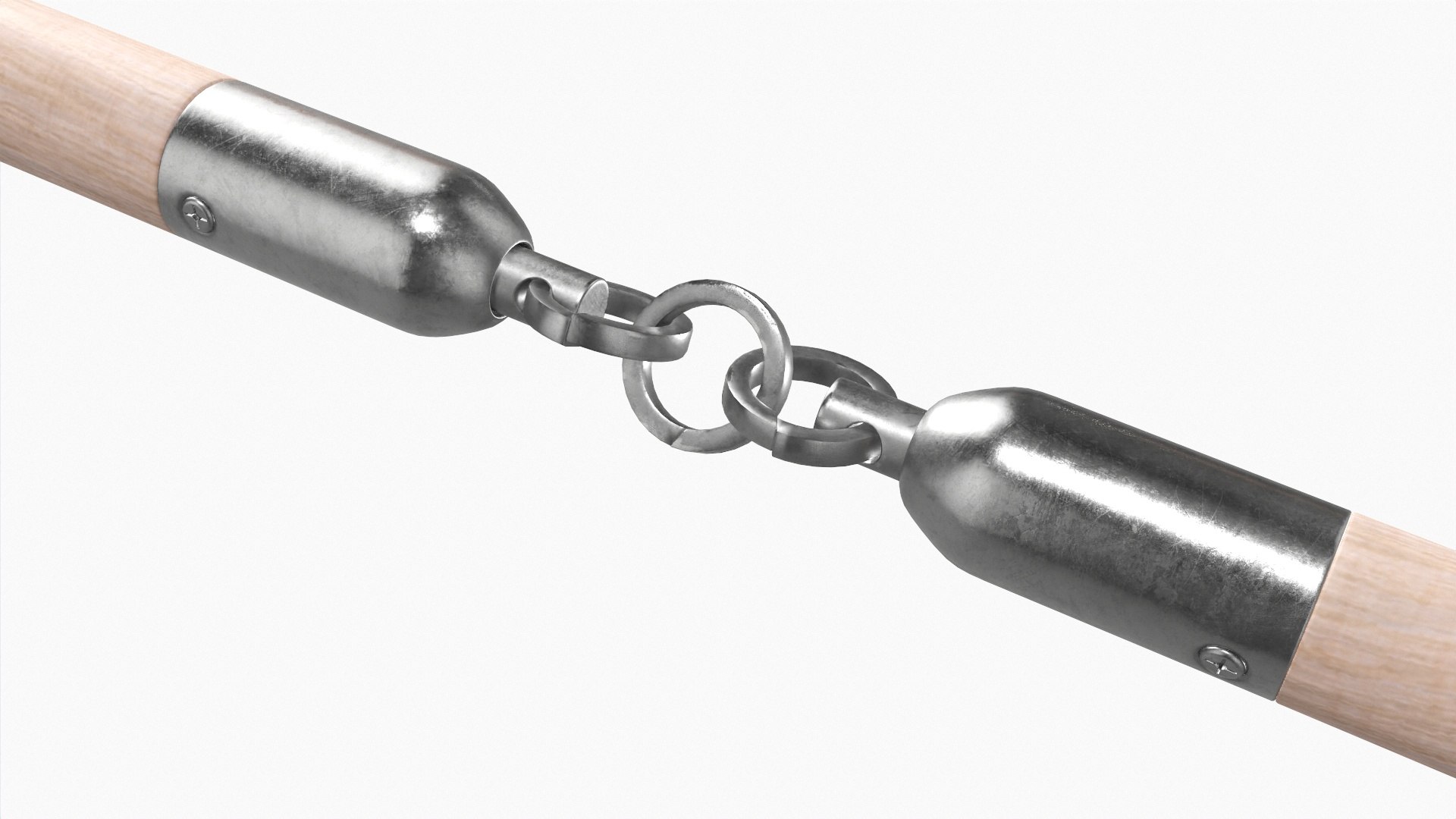 3D Flail three sectional short model - TurboSquid 1856748