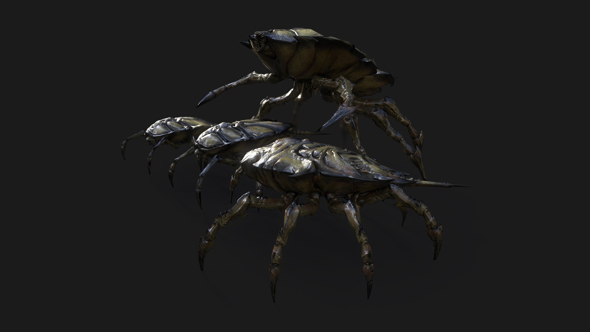 3D Insect Crawlers Collection Model - TurboSquid 1858451