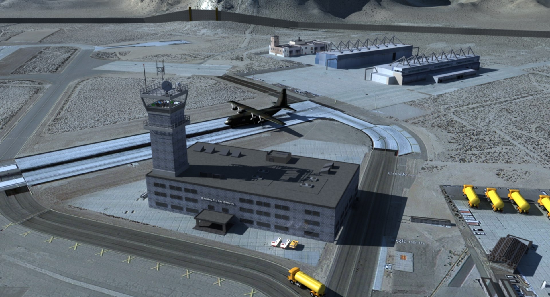 3d Naval Military Base Model