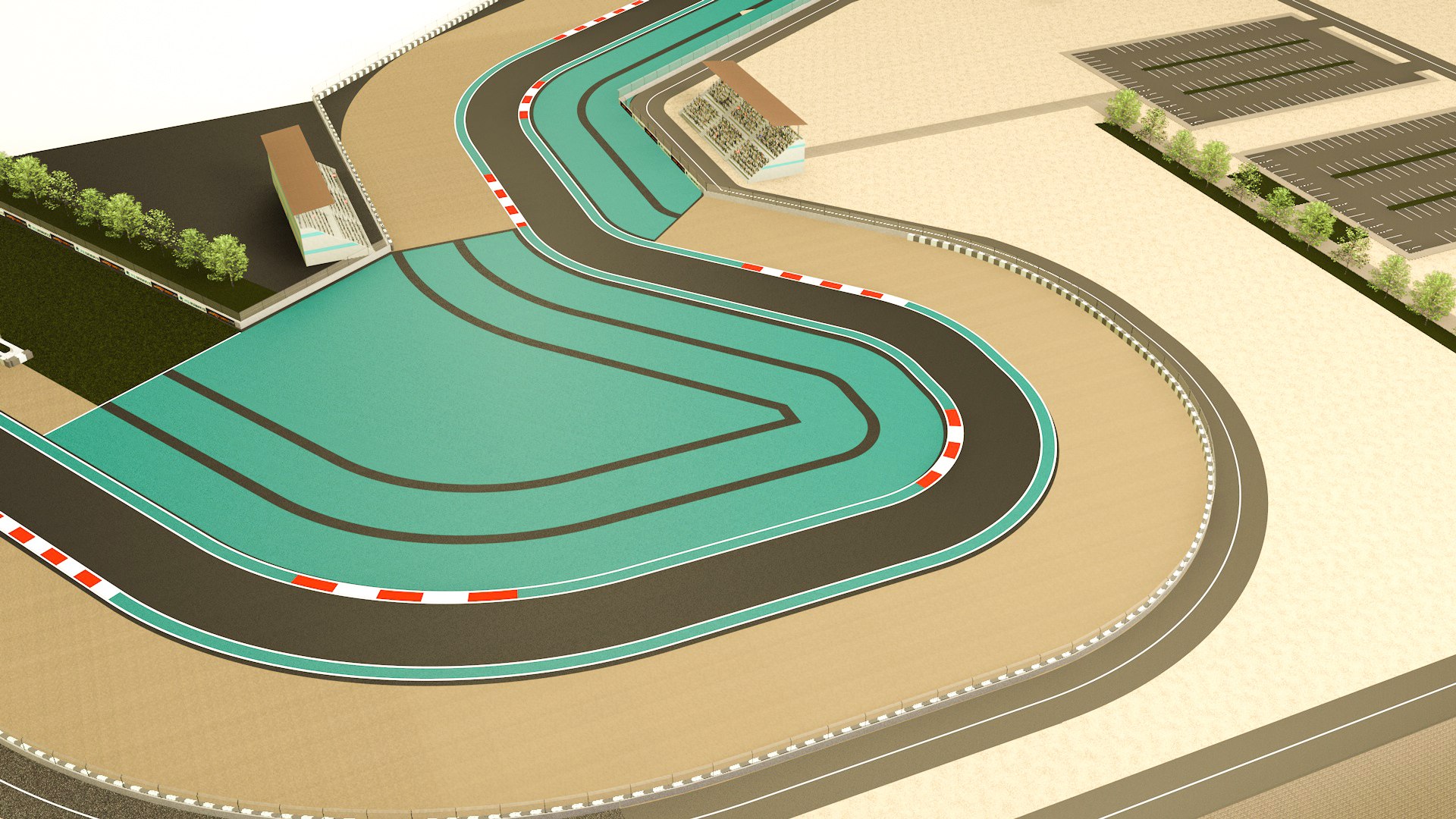 3D Mototsport Track Model - TurboSquid 2259256