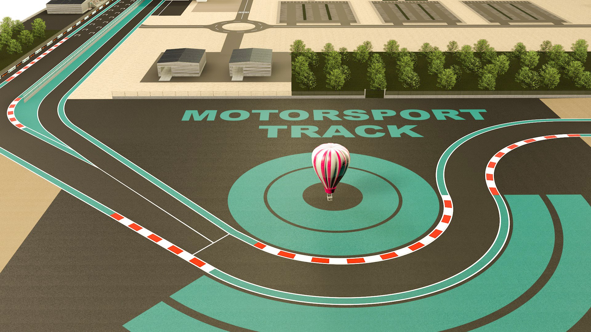 3D Mototsport Track Model - TurboSquid 2259256