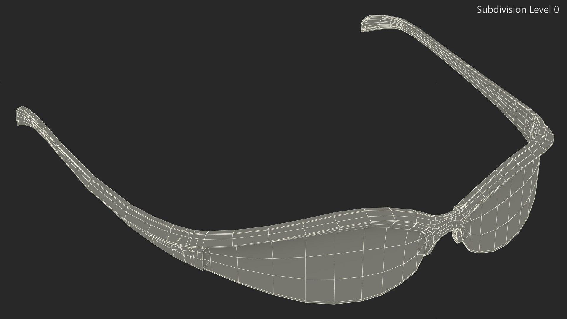 Outdoor Driving Cycling Black Glasses 3D Model - TurboSquid 2151683