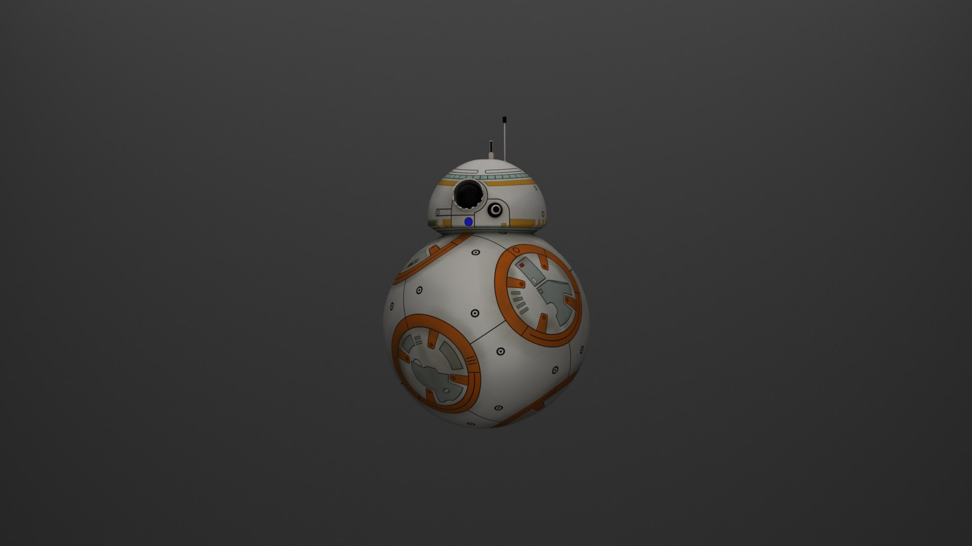 BB-8 Droid 3D Model Textured and Rigged model - TurboSquid 2183033