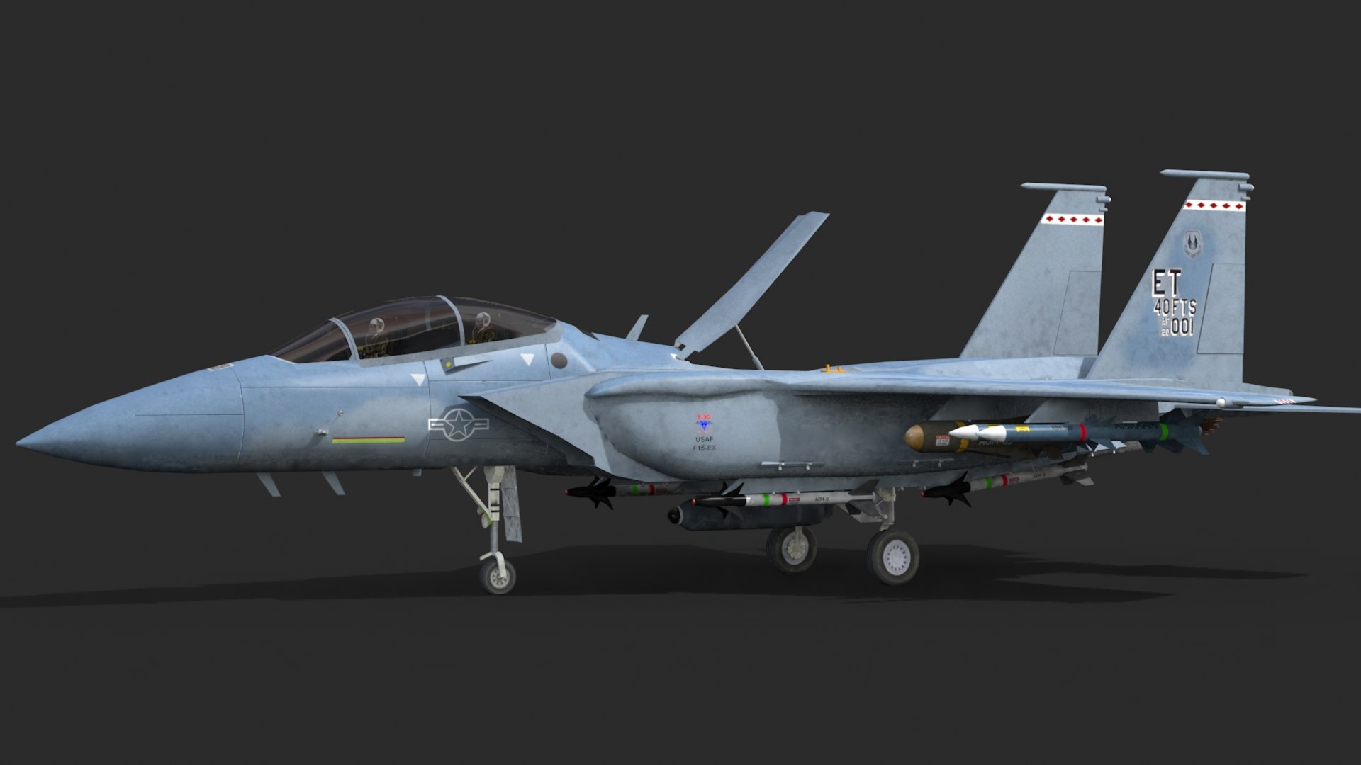 3D F15ex Eagle II fighter jet - TurboSquid 2147978