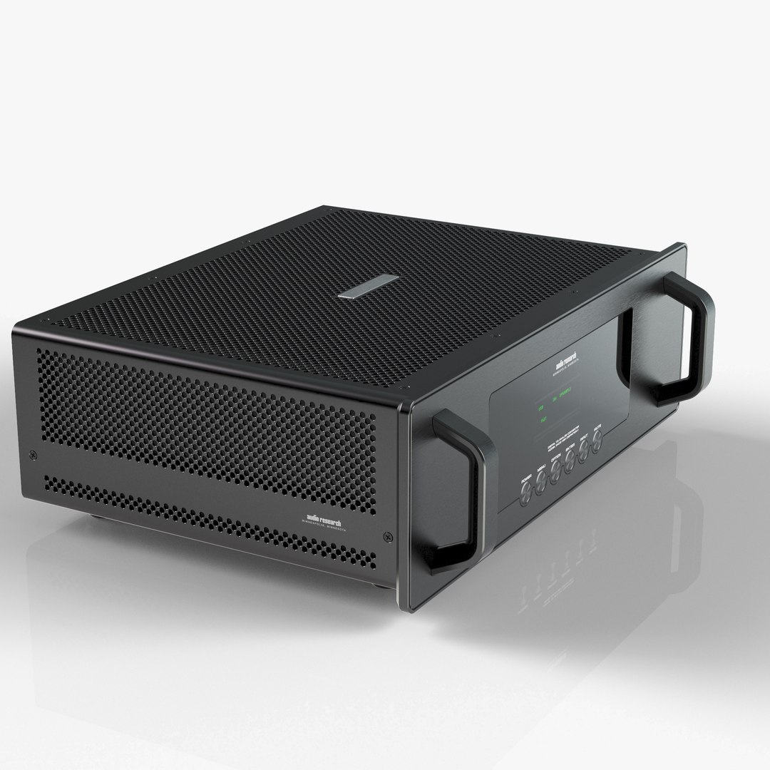 3D Audio Research DAC 9 Tube DAC Black Model - TurboSquid 2007815