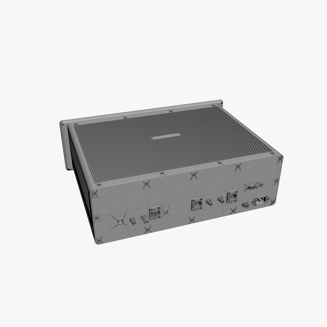 3D Audio Research DAC 9 Tube DAC black model - TurboSquid 2007815