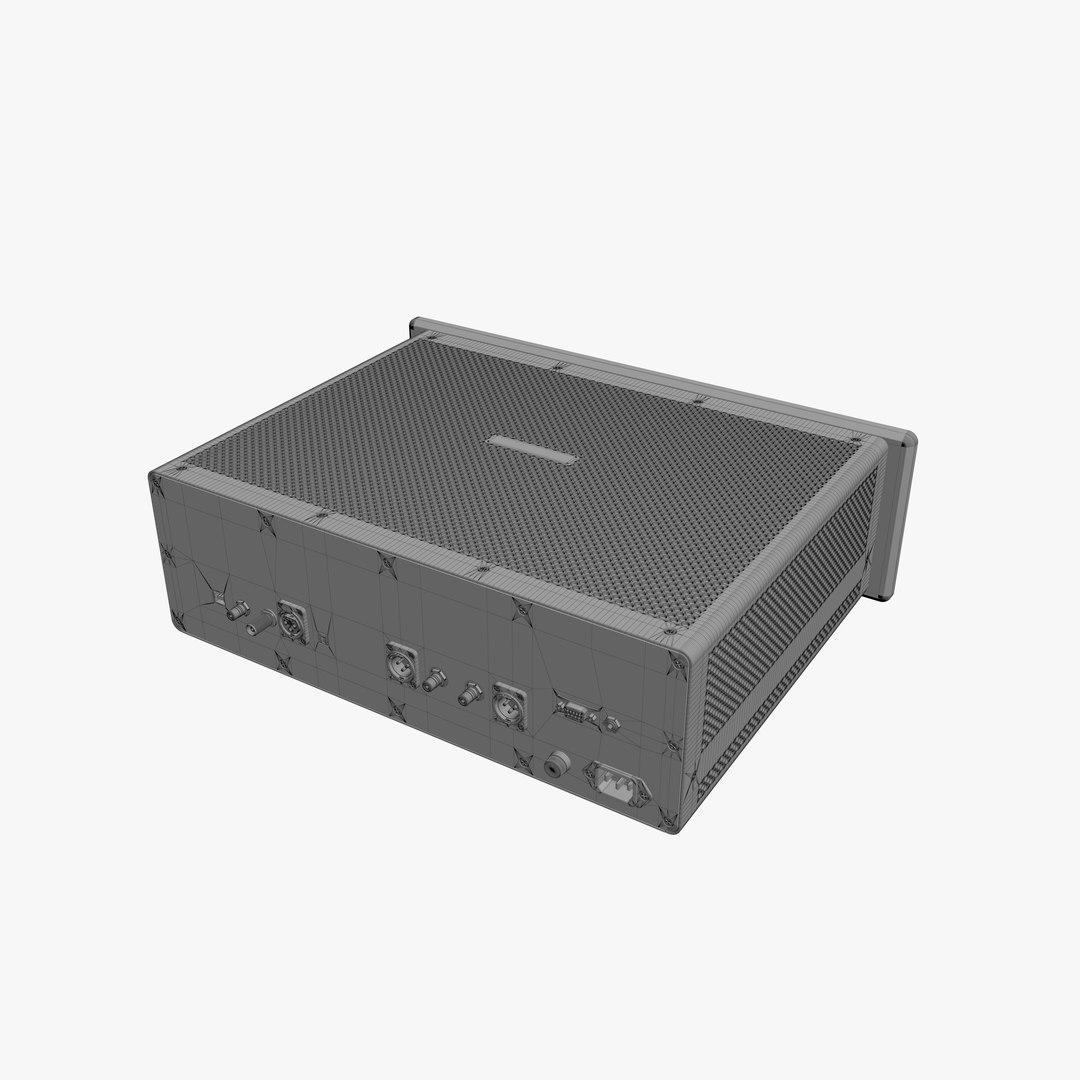 3D Audio Research DAC 9 Tube DAC black model - TurboSquid 2007815