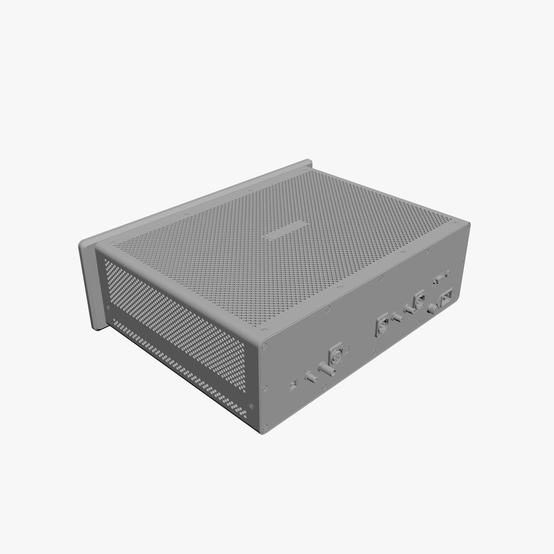 3D Audio Research DAC 9 Tube DAC black model - TurboSquid 2007815