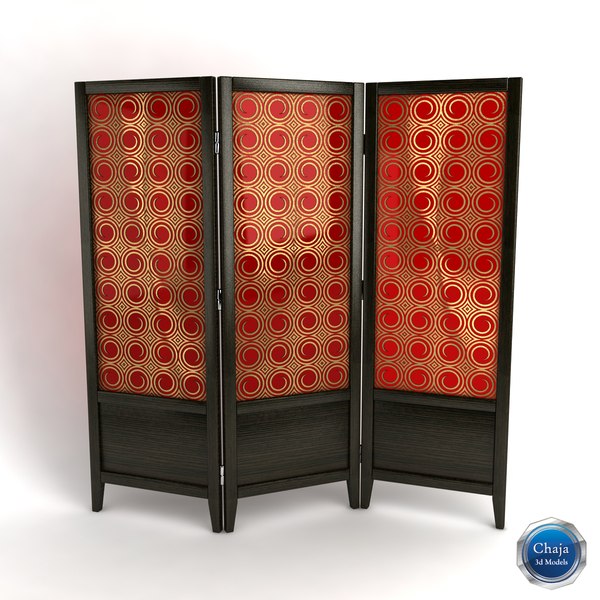 3d room divider model
