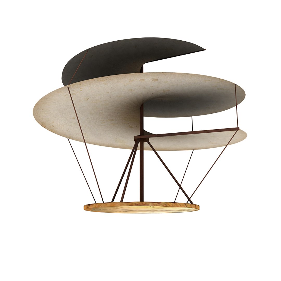 leonardo helicopter 3d model