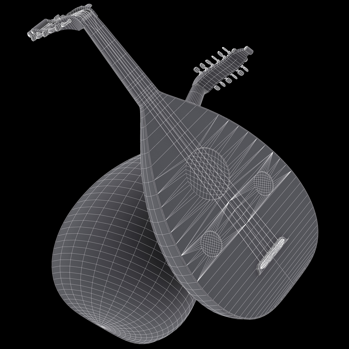 traditional arabic lute oud max
