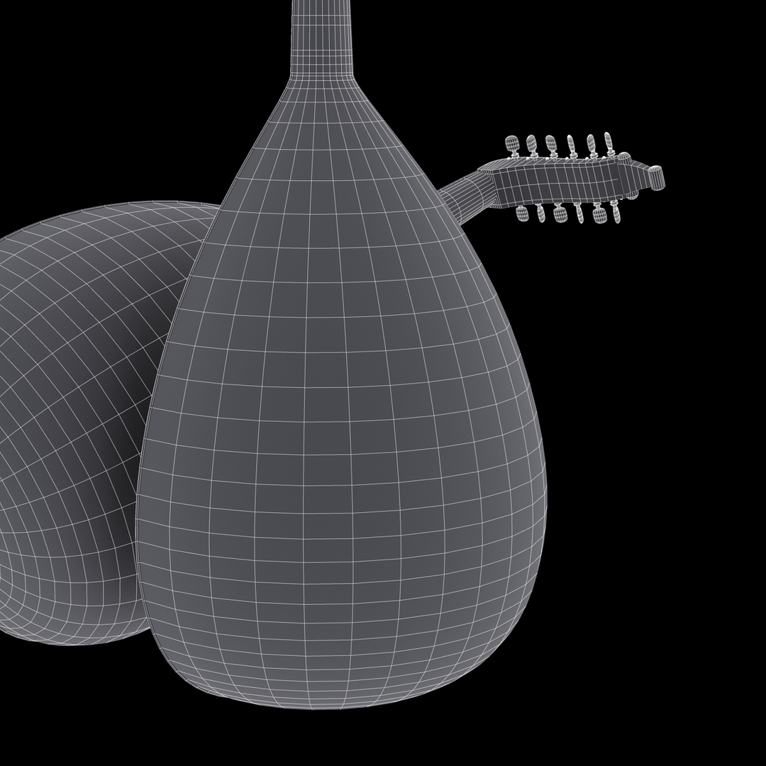 traditional arabic lute oud max