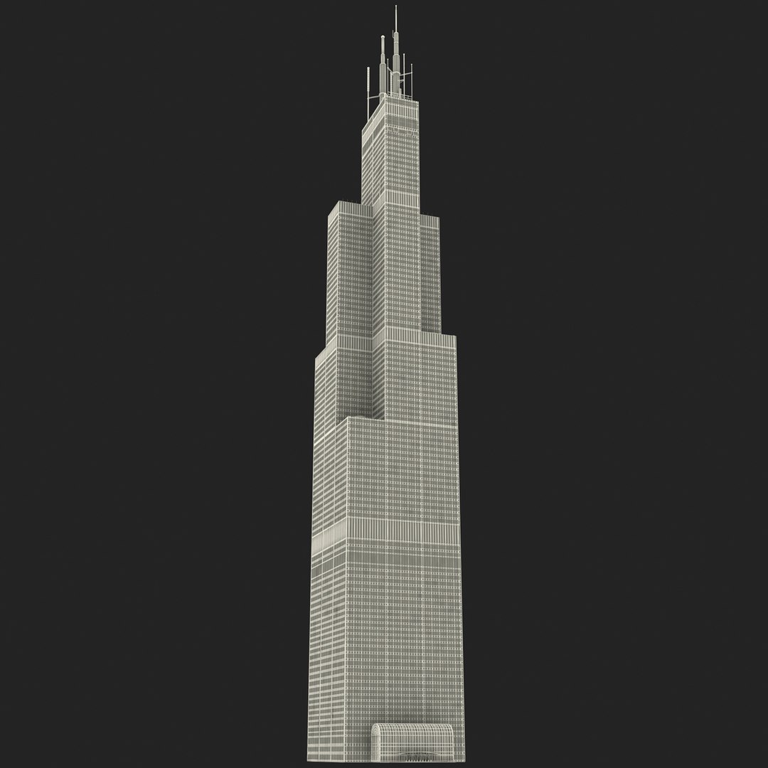 3d model willis tower