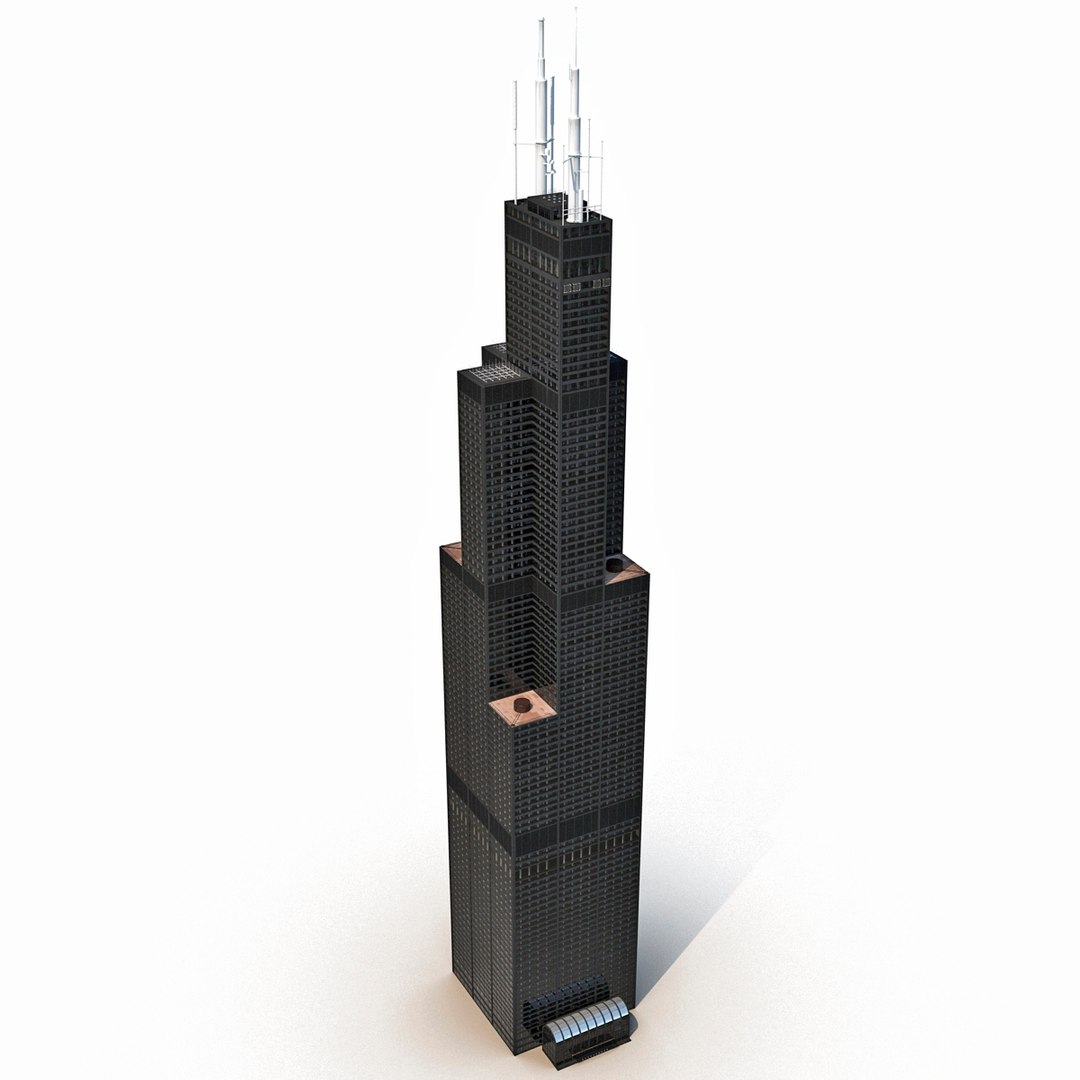 3d model willis tower