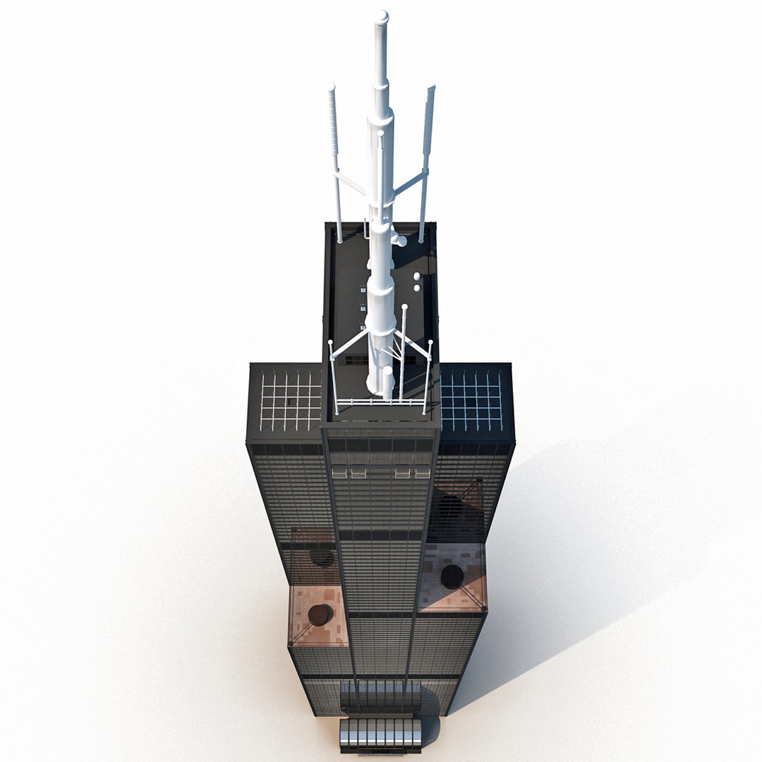 3d model willis tower