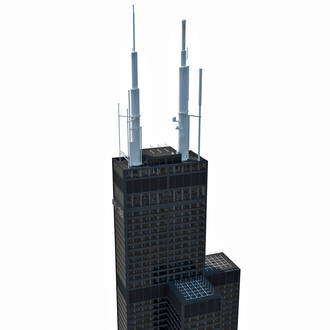 3d model willis tower
