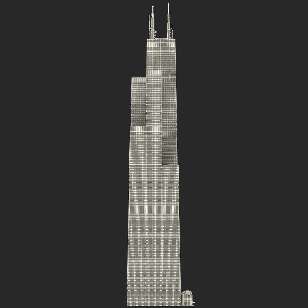 3d model willis tower