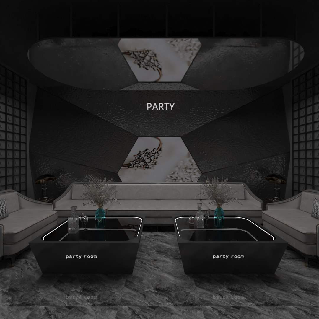 modelo 3d Party Room - TurboSquid 2036521