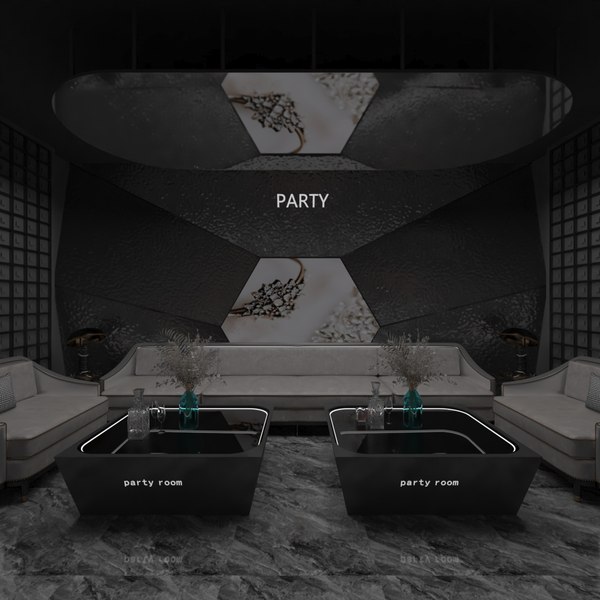 modelo 3d Party Room - TurboSquid 2036521