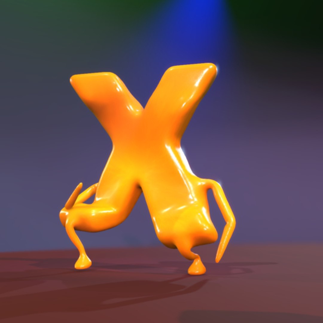 FULLY RIGGED ALPHABET PACK 3D Model - TurboSquid 2275542