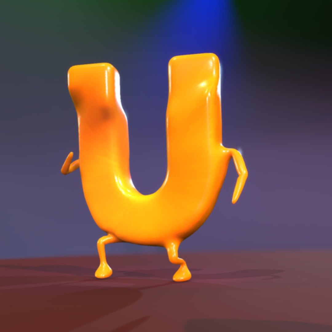 FULLY RIGGED ALPHABET PACK 3D Model - TurboSquid 2275542