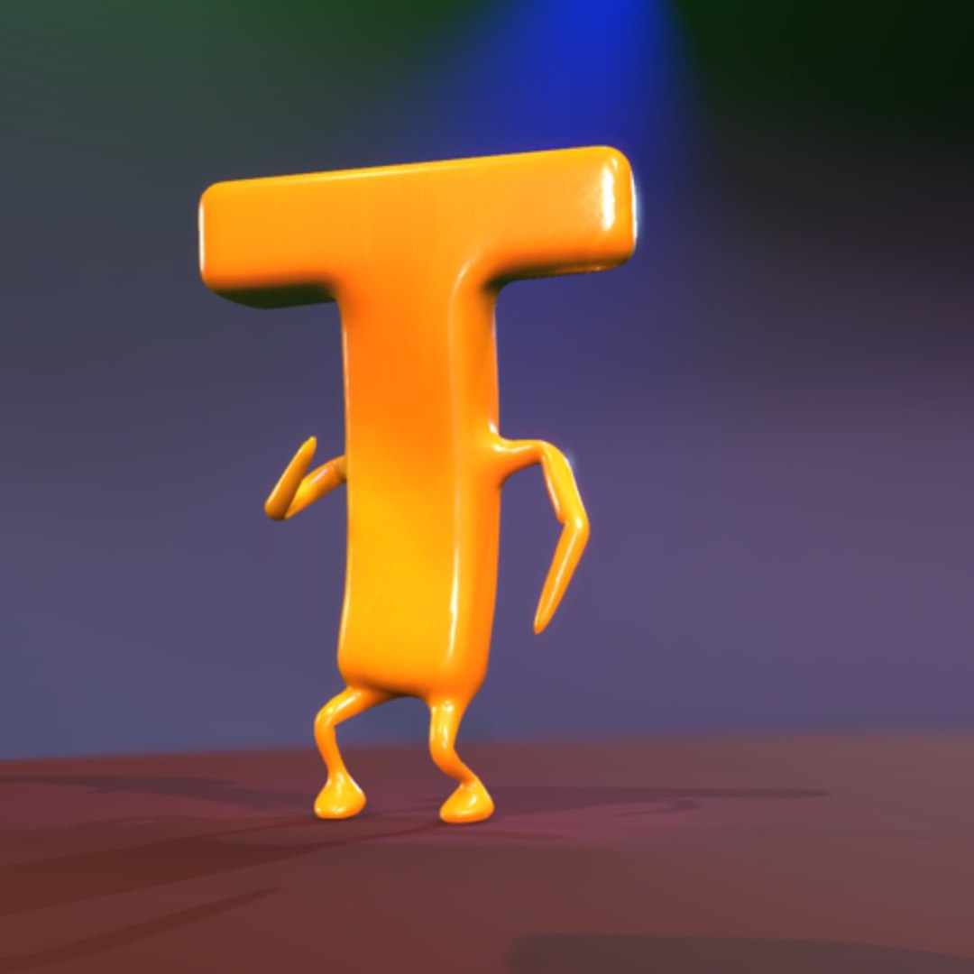 FULLY RIGGED ALPHABET PACK 3D Model - TurboSquid 2275542