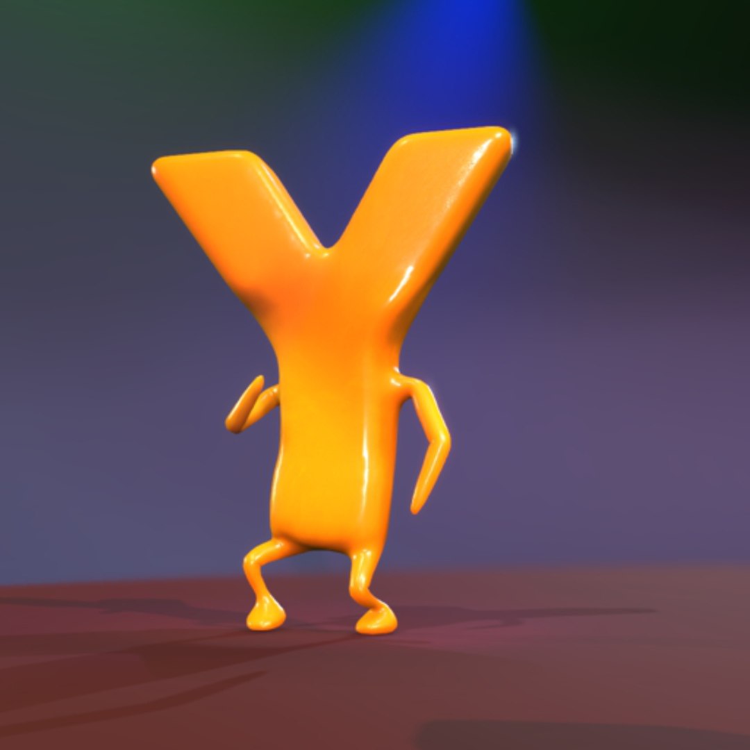 FULLY RIGGED ALPHABET PACK 3D Model - TurboSquid 2275542