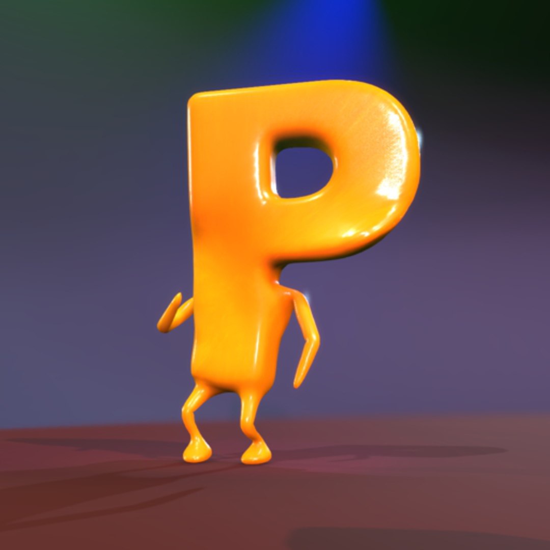 FULLY RIGGED ALPHABET PACK 3D Model - TurboSquid 2275542