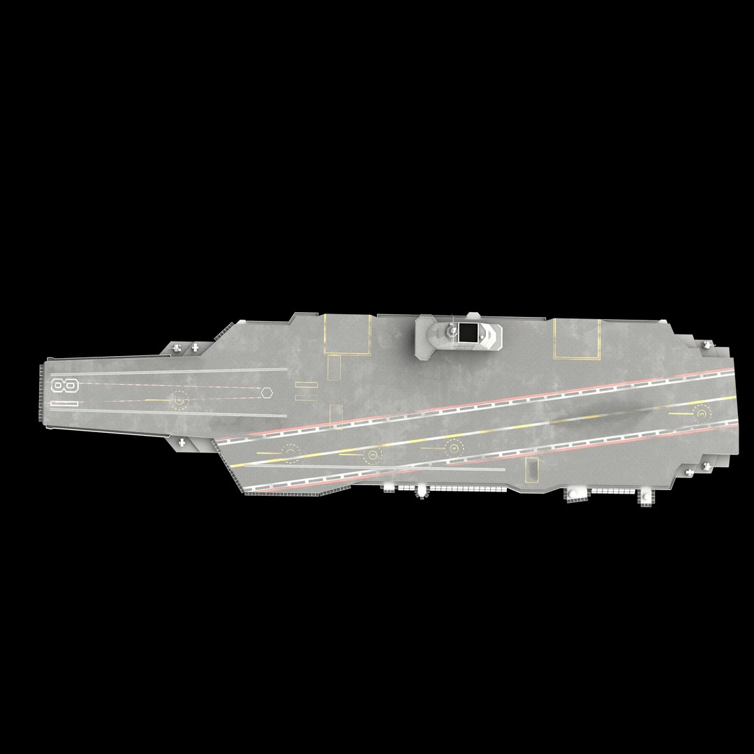 Type 003 Fujian Aircraft Carrier Low-poly 3D Model - TurboSquid 2115861