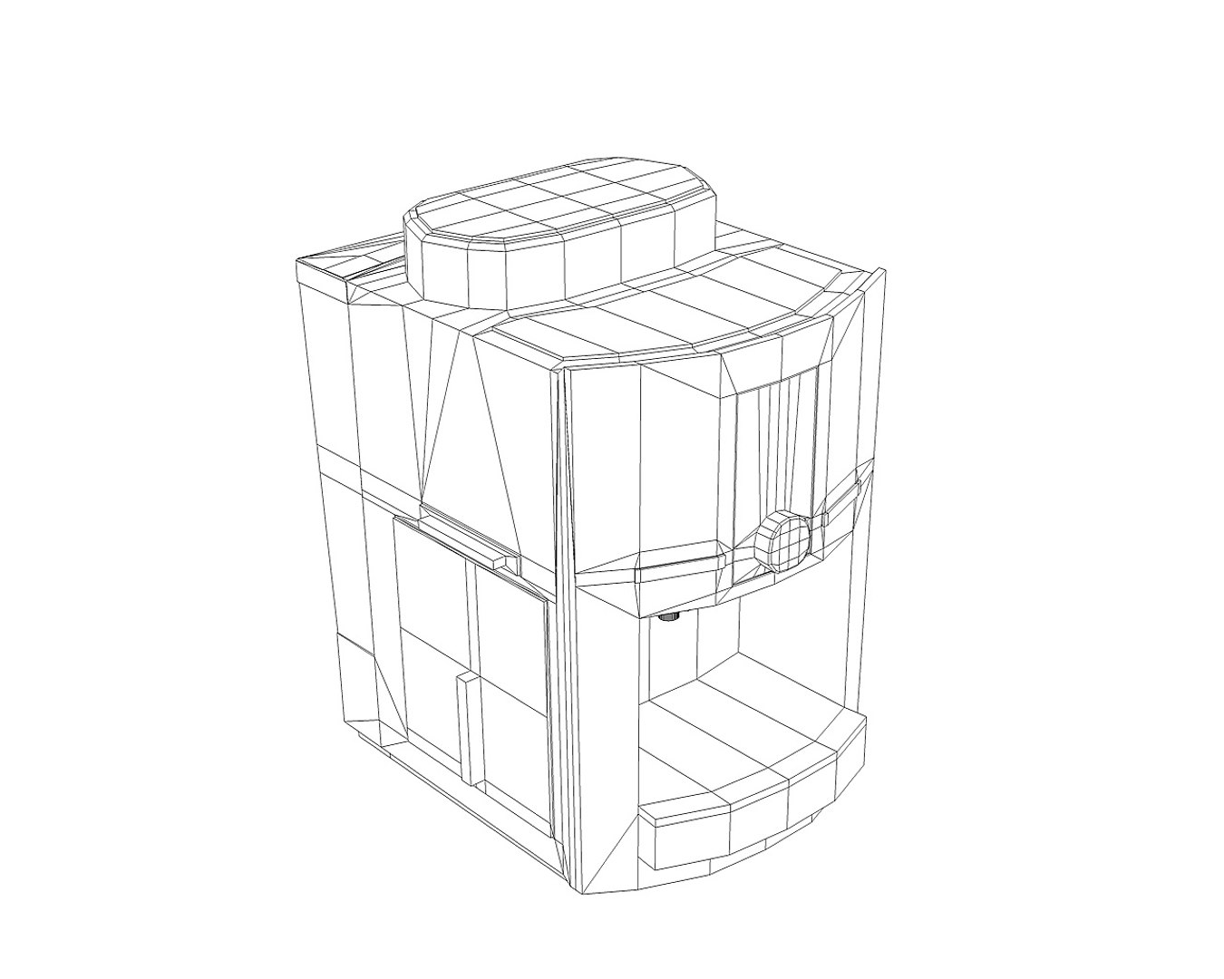 Coffee Machine 3D Model - TurboSquid 1363126