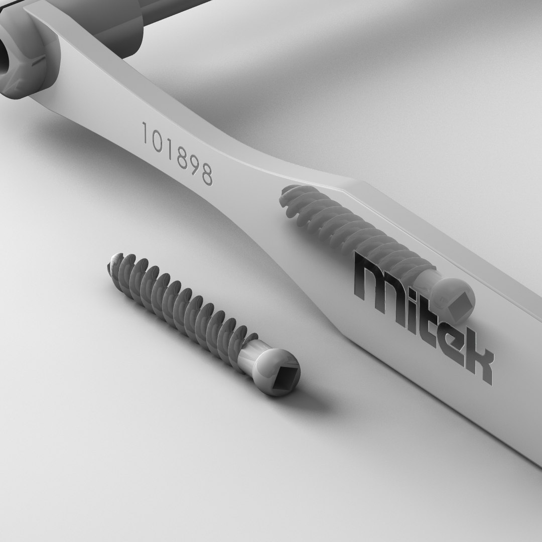 3d Mitek Screw Surgeries Model